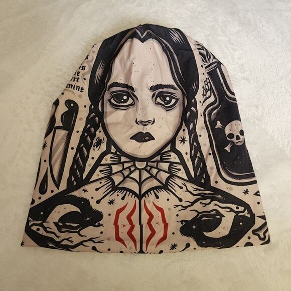 no brand | Accessories | Wednesday Addams Double Layeredknitbeanie ...